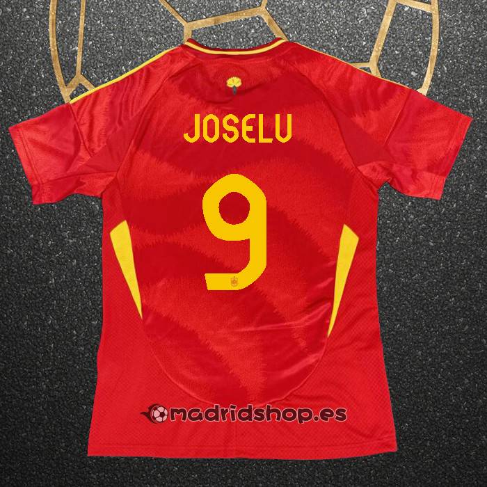 Camiseta Espana Jugador Joselu Primera Eurocopa 2024 [MSE-110775] - €21 ...